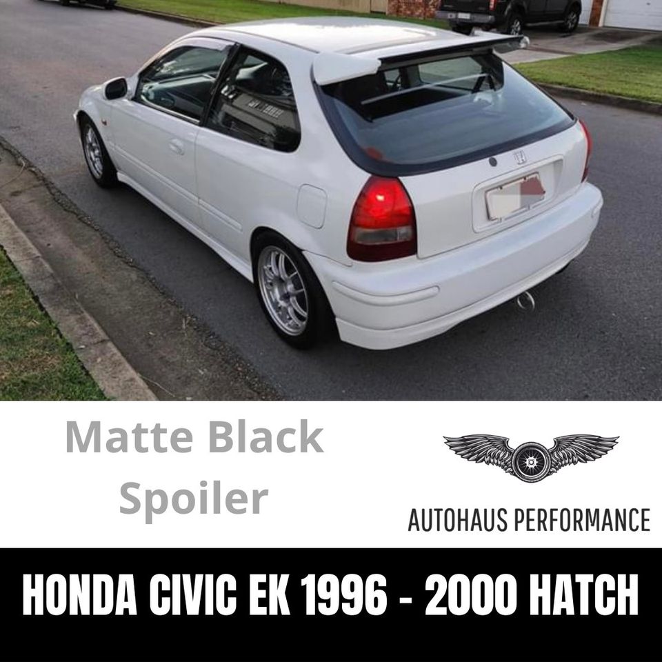 Brand New Honda Civic EK 1996 - 2000 Rear Type R style Spoiler Hatch W ...
