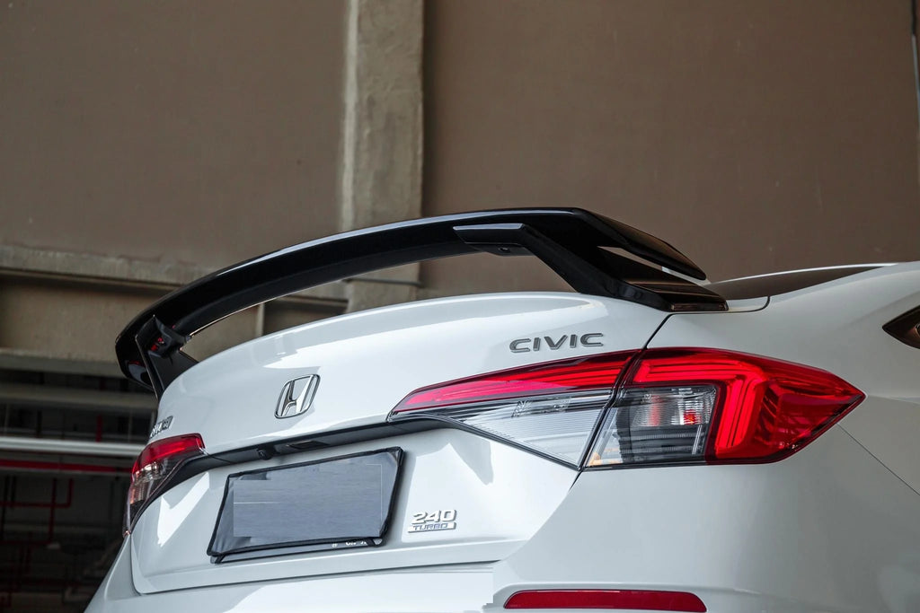 Honda Civic 2022 + Sedan 11th Gen FE FL Gloss Black Rear Wing Spoiler ...