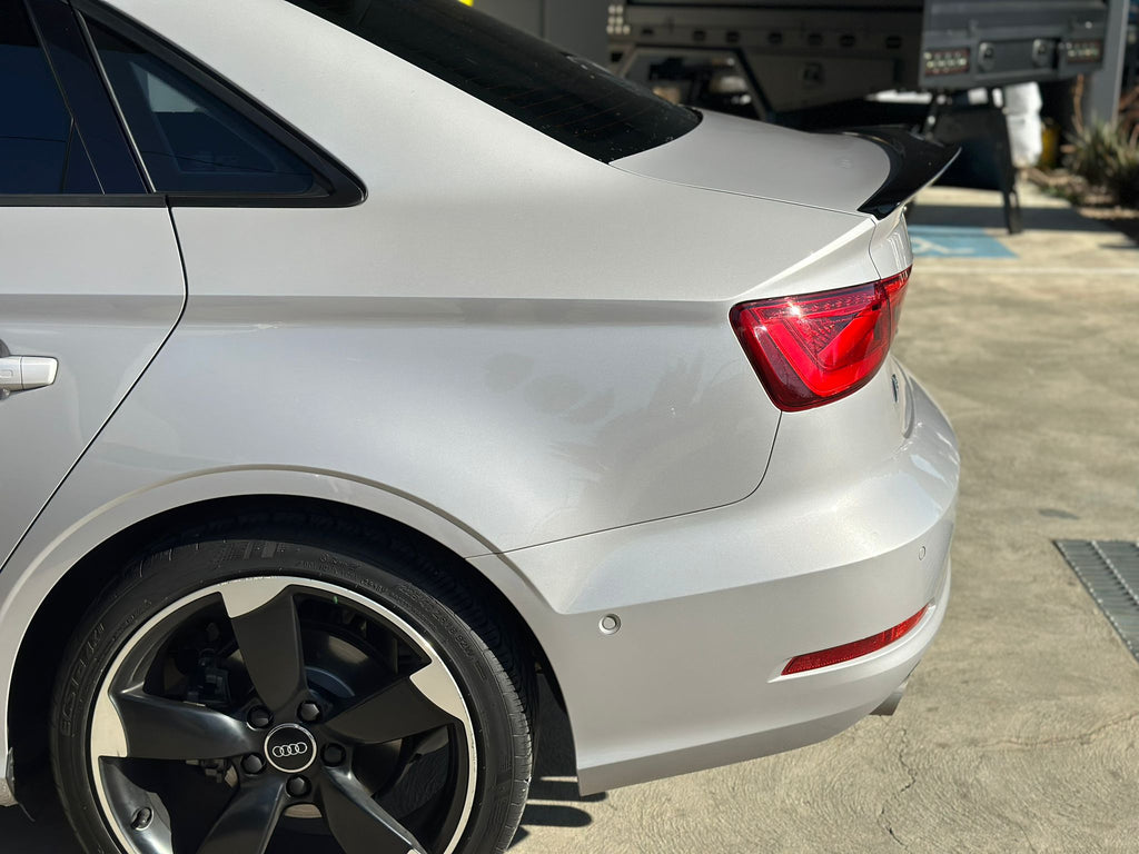 Gloss Black Spoiler Rear wing M4 style Suit Audi A3 S3 RS3 8V ...