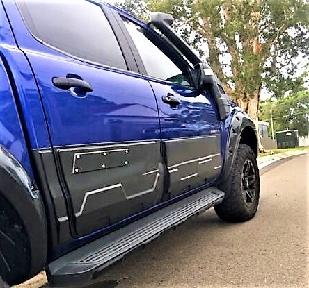 CLUB SPEC BODY CLADDING ARMOUR TO SUIT FORD RANGER 2011-2020 PX1 PX2 P ...