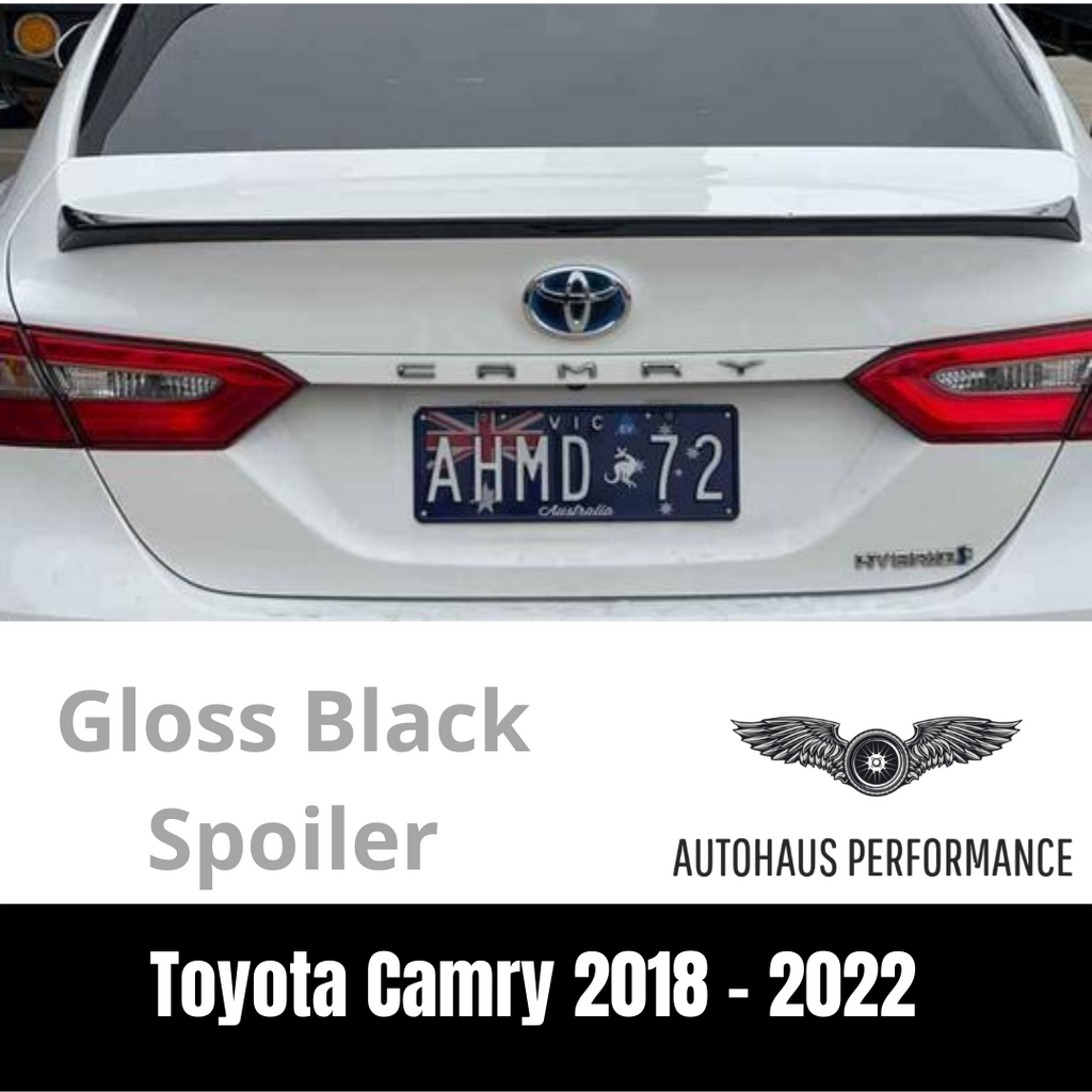 Brand new Gloss Black Toyota Camry 2018 to 2021 Rear Wing Spoiler Boot ...