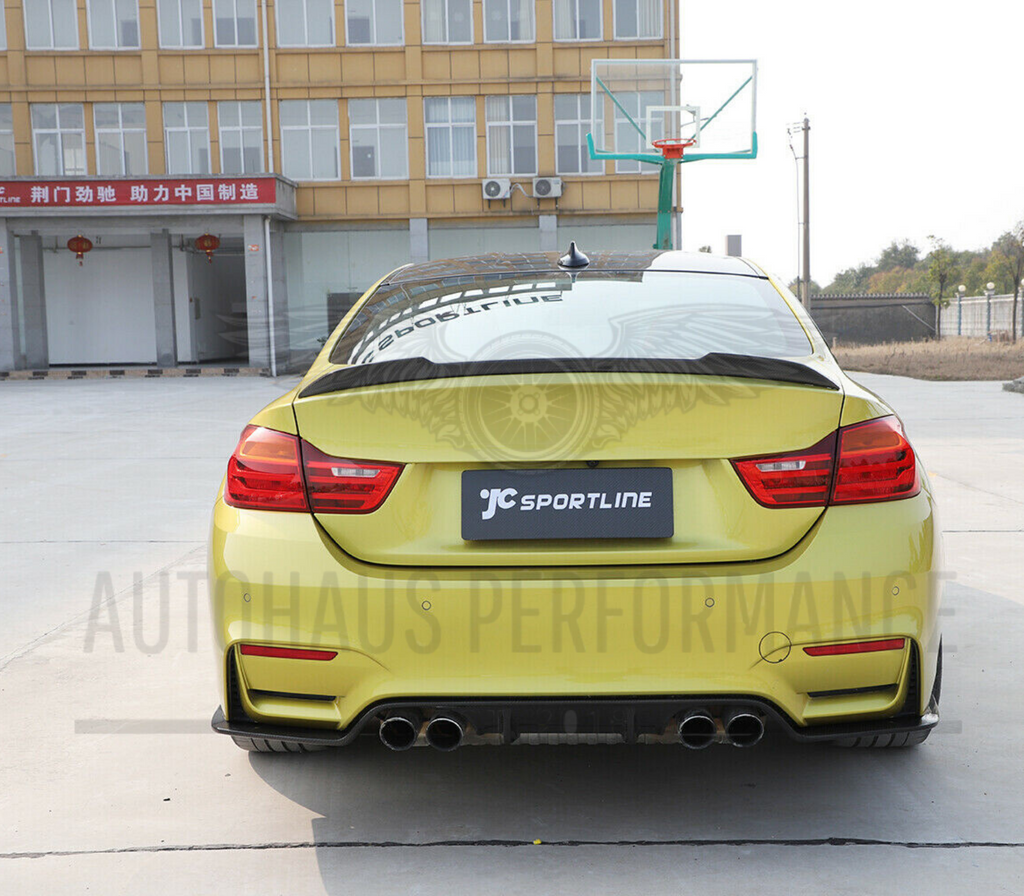 M4 Style Gloss Black Rear trunk boot lip Spoiler for BMW 4 Series F32 ...