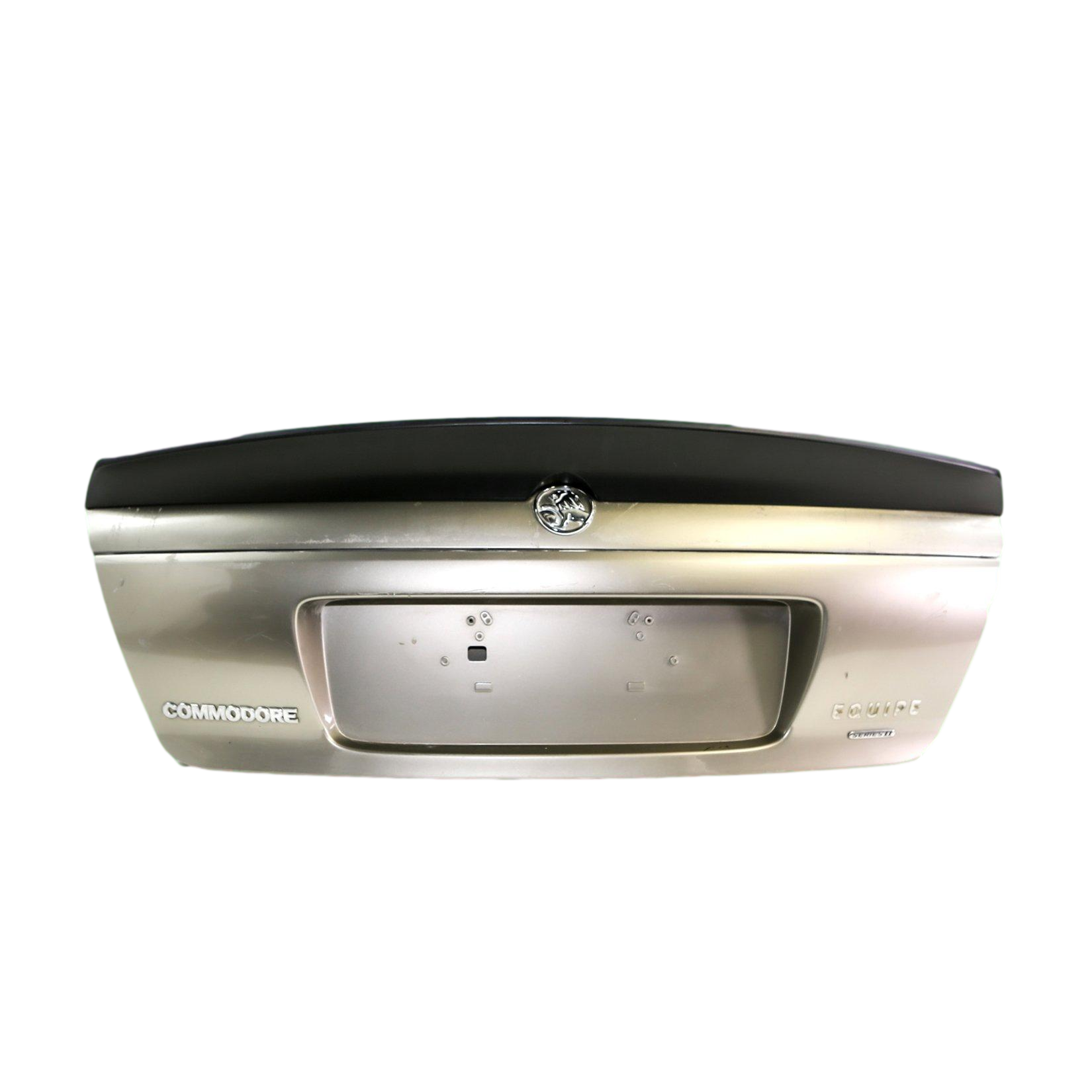 REAR BLACK PLASTIC DUCK TAIL BOOT LIP SPOILER TO SUIT HOLDEN COMMODORE ...