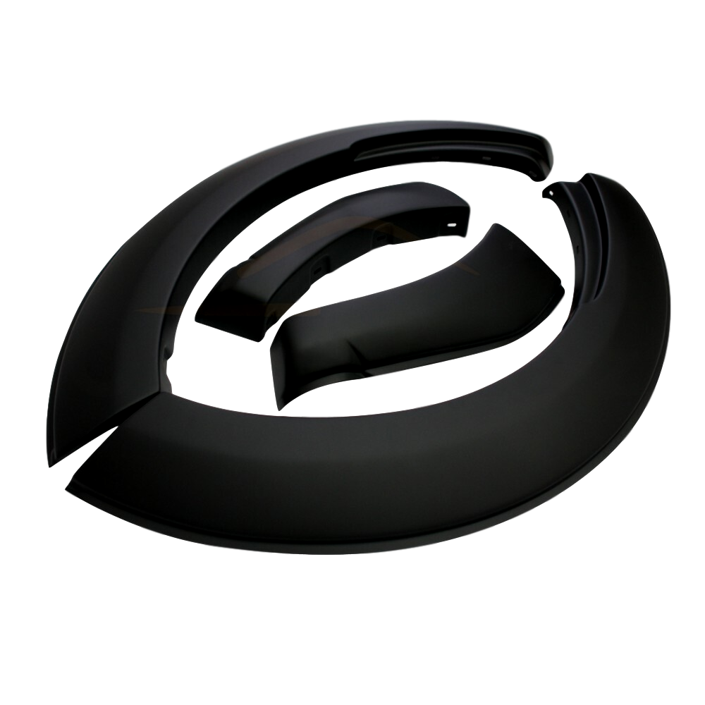 MATTE BLACK SLIM LINE FLARES 6PC TO SUIT MAZDA 2012-2018 4X4 4WD ...