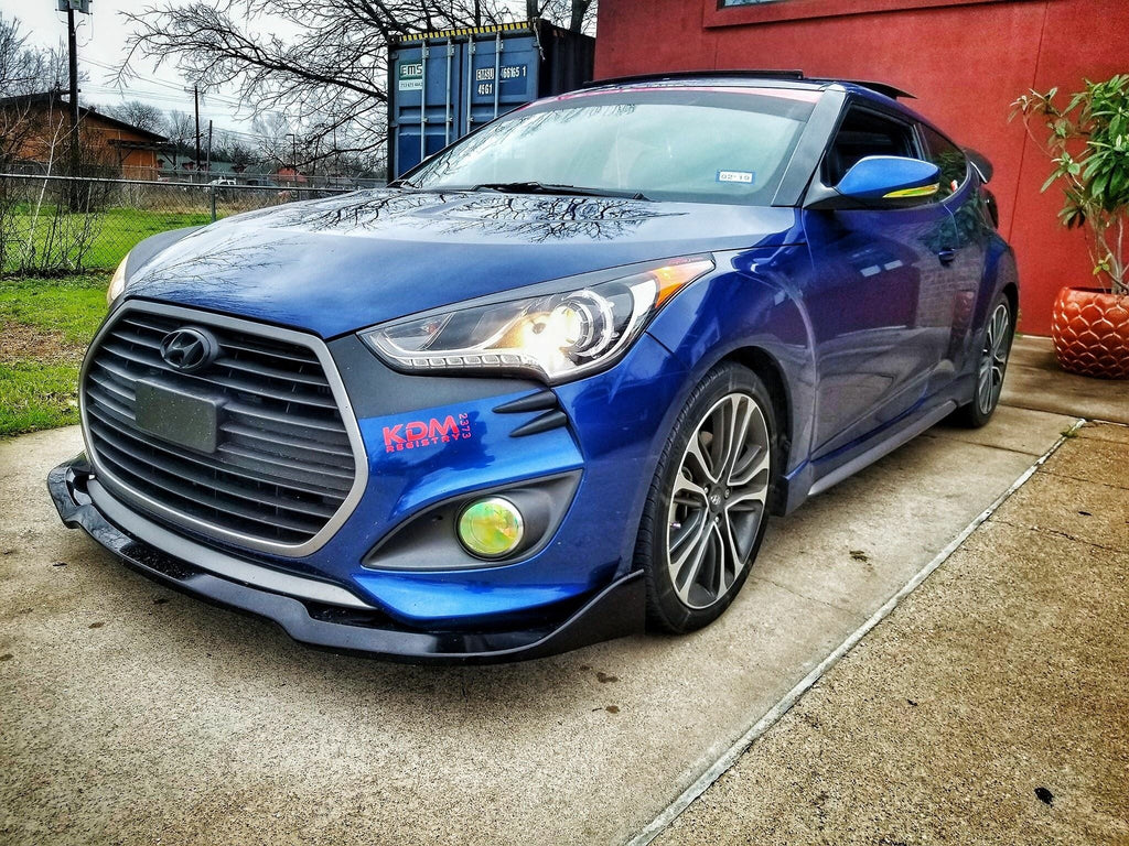 FRONT BUMPER BAR LIP TO SUIT HYUNDAI VELOSTER TURBO 2012-2016 ...